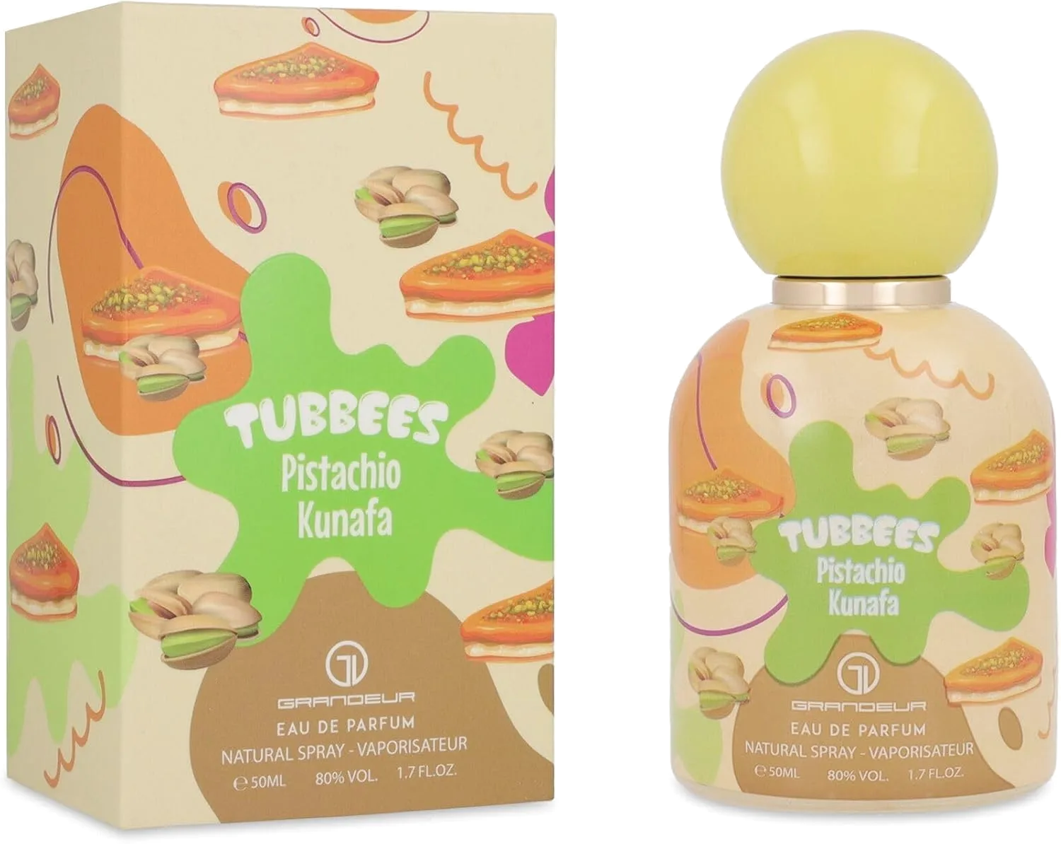 Тубиз Фисташио Кунафа парфюм для мужчин и женщин 50 мл - Tubbees Pistachio Kunafa