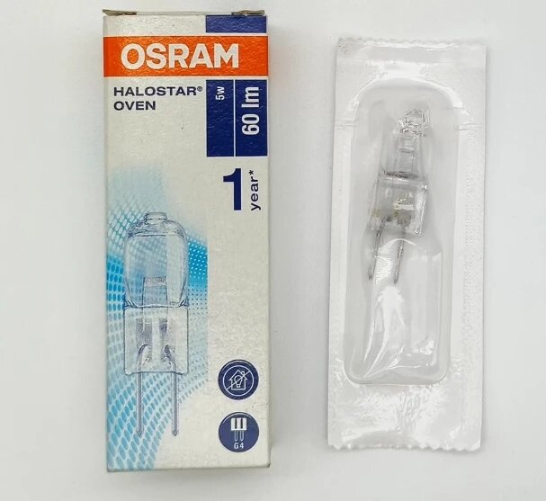 OSRAM Галогенная лампа для духовки G4 5Вт/10Вт/20Вт 64408 12V5W
