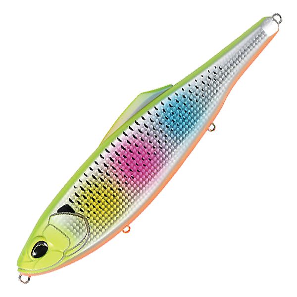 Джеркбейт DUO Rough Trail Kono Flat 240 #CBA0607 Chart Candy Mullet OB, всплывающий, 145 г.