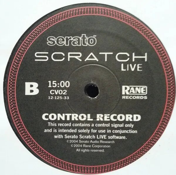 Serato Scratch Live Control Record - 2nd Edition — фото 1
