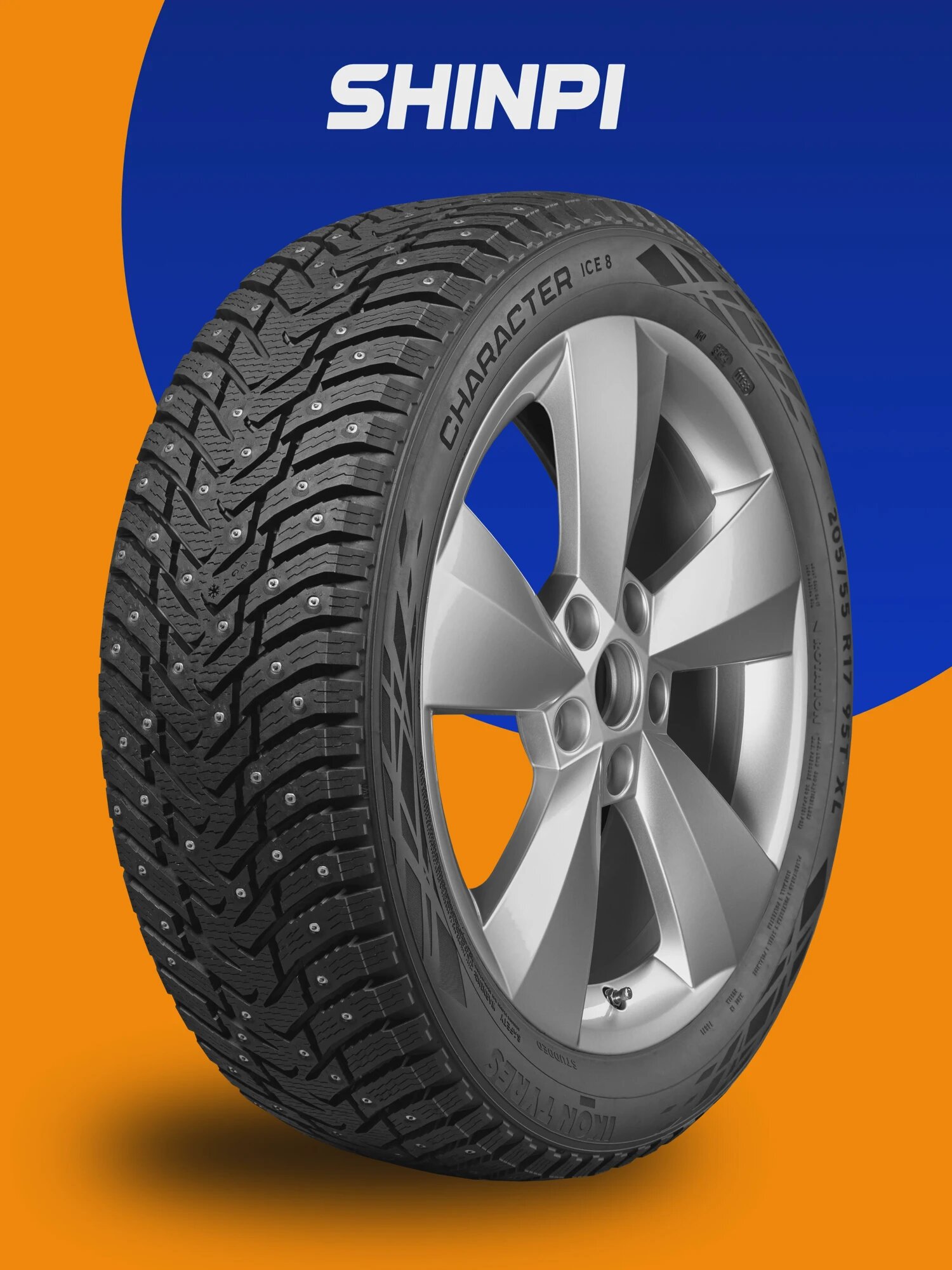 Шины Ikon Tyres Character Ice 8 175/65 R15 88T Шипованные зимние