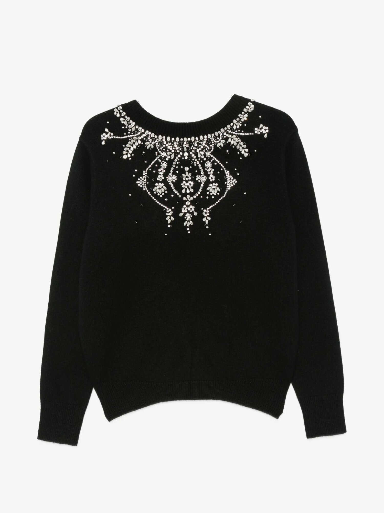 Свитер Circus Hotel Low-cut back sweater, размер 42, , черный