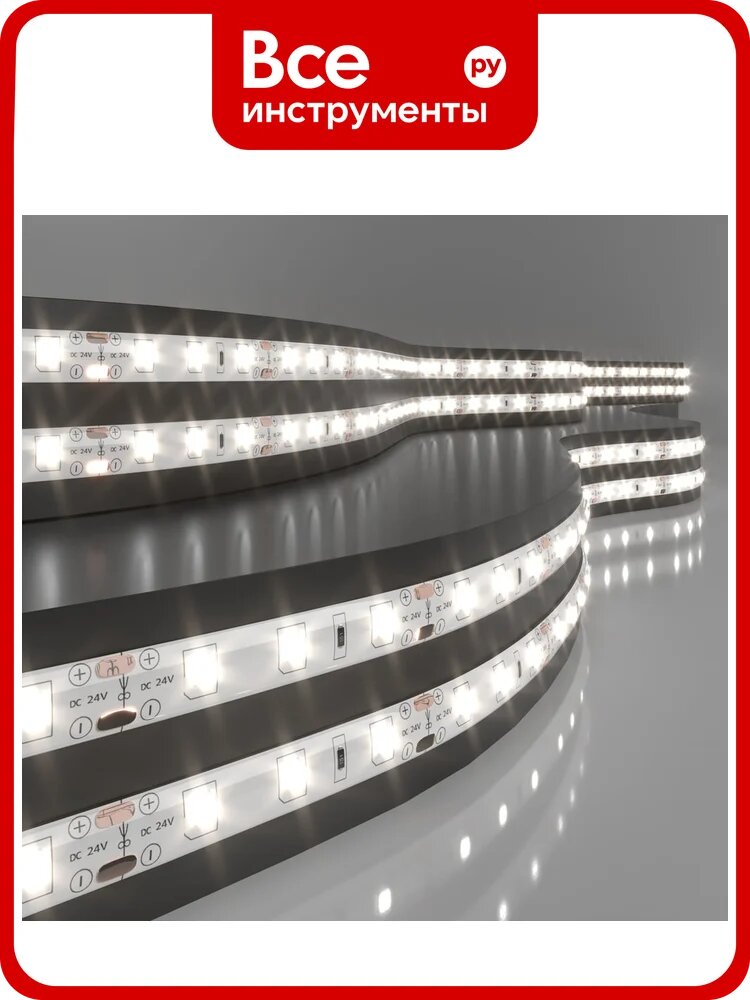 Светодиодная лента Elektrostandard 2835 24V 60Led 4,8W IP65 4200K дневной белый a052957