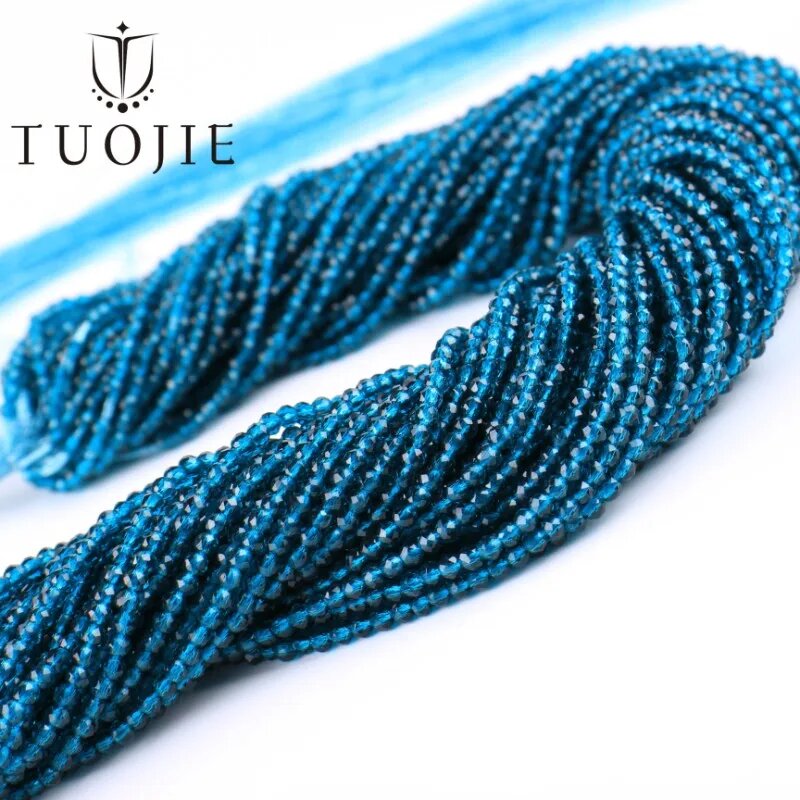 Гидробусины стеклянные 3мм фацетированные 1150-1200 шт. 3mm(20 strands), 21. Blue Z