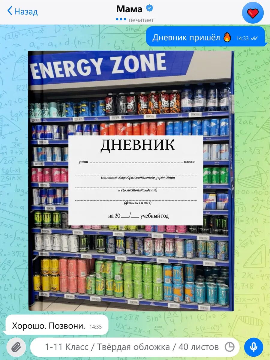 Школьный дневник с принтом Винкс