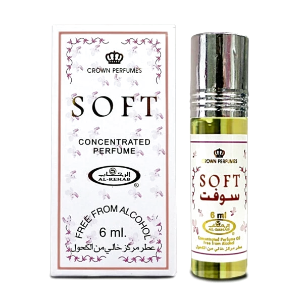 Роллер с маслом Al Rehab Soft 6 мл - духи унисекс / Аль Рехаб Софт