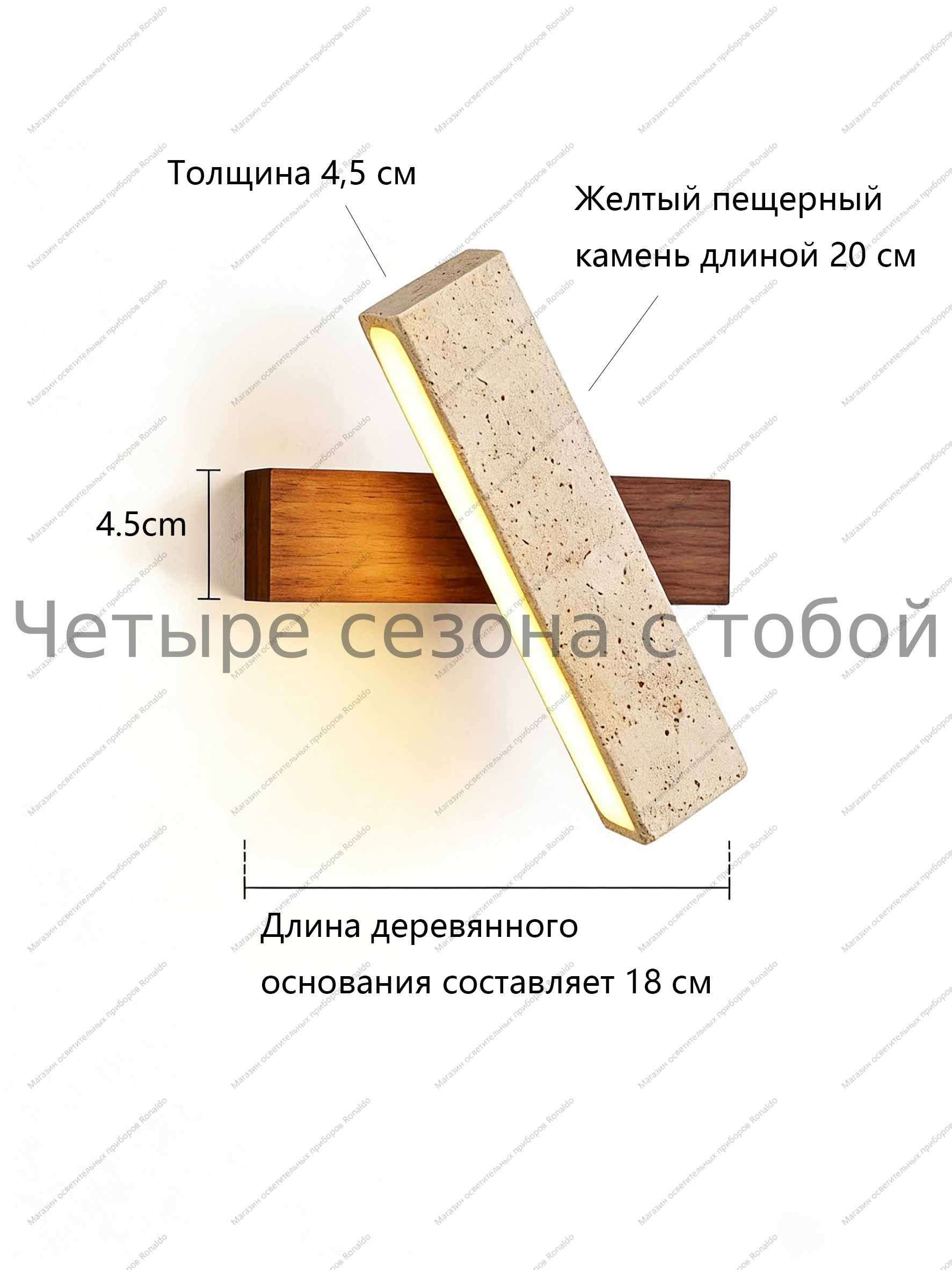 Настенно-потолочный светильник, LED