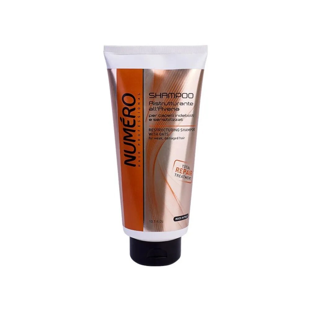 Brelil Professional Шампунь с экстрактом овса для ослабленных и чувствительных волос Restructuring Oat Shampoo, 300 мл