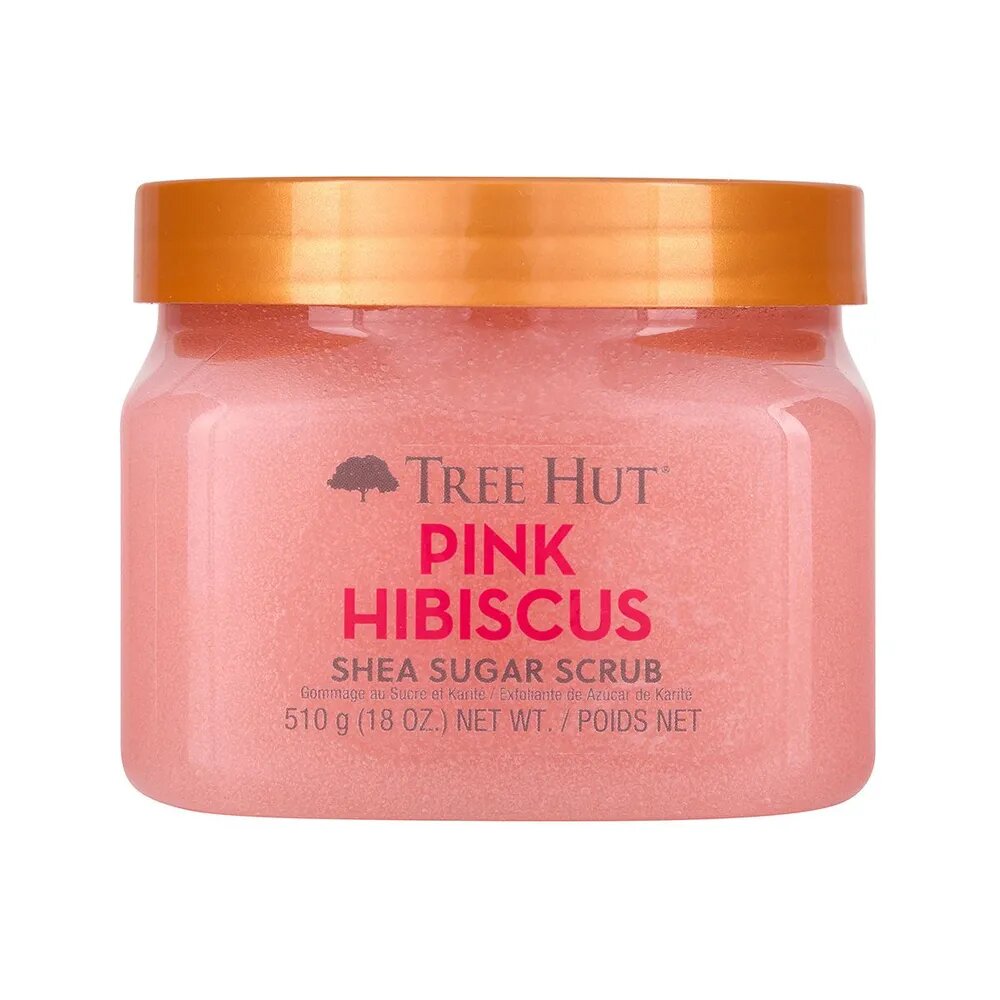 Сахарный скраб для тела с ароматом гибискуса Tree Hut Pink Hibiscus