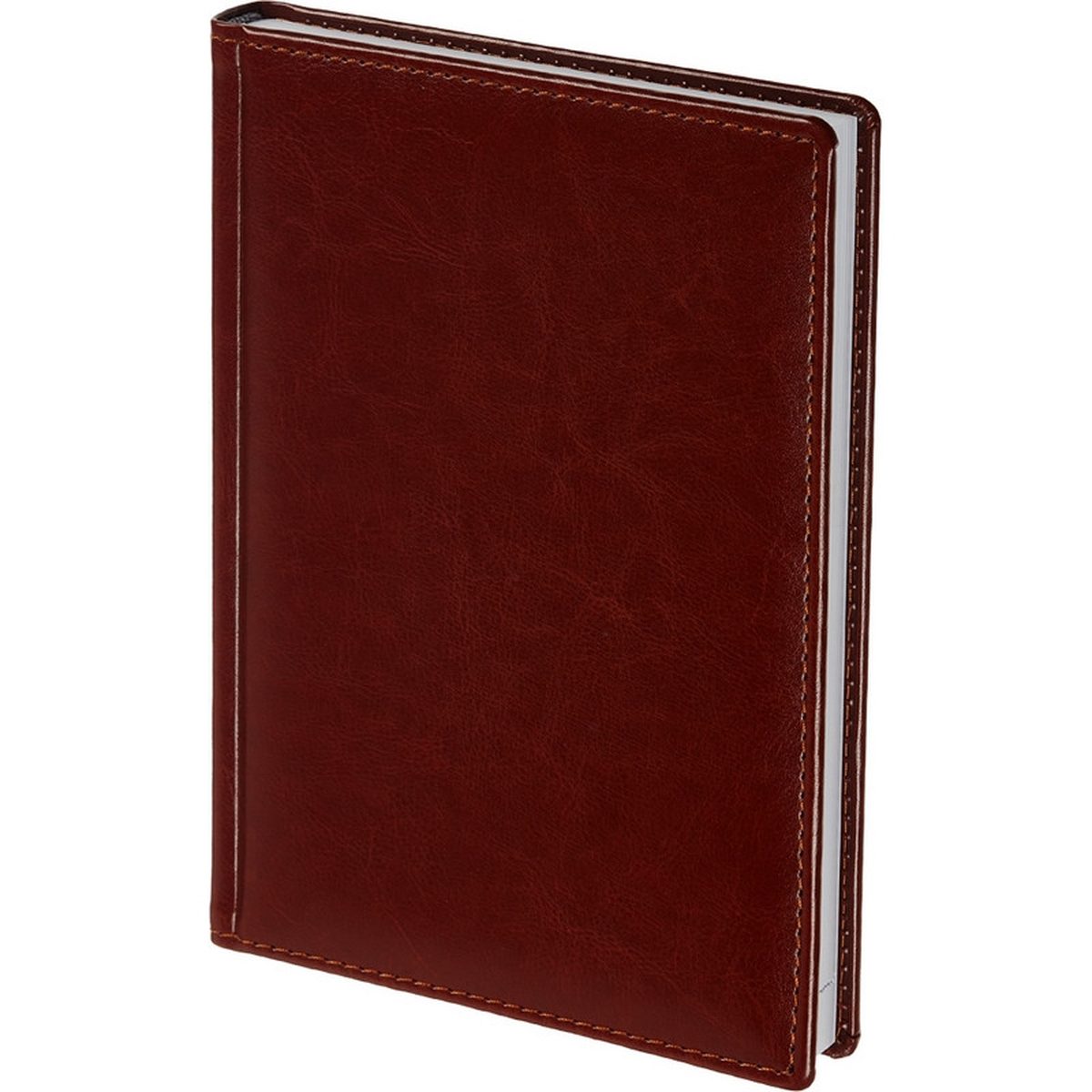 Ежедневник недатированный А5 Attache Agenda (176 листов) обложка кожзам, коричневая (148x218мм)