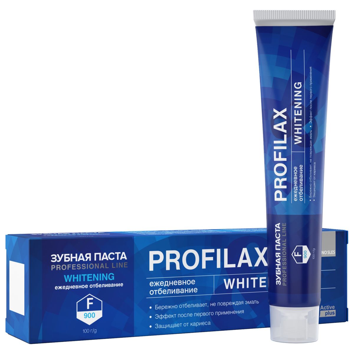 PROFILAX Зубная паста отбеливающая профессиональная от кариеса Whitening 100гр
