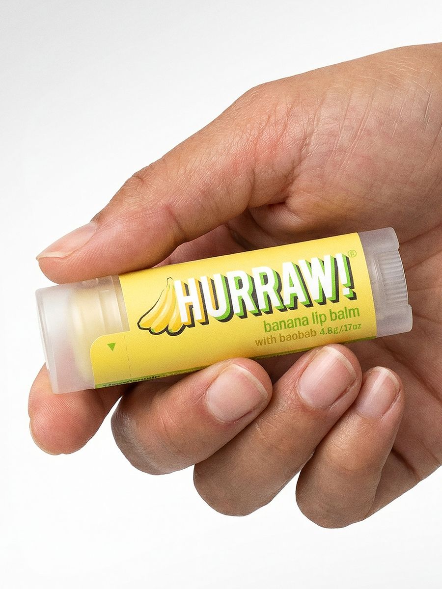 Бальзам для губ HURRAW! Banana Lip Balm Банан