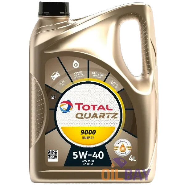 Автомобильная присадка Total Quartz 9000 5W-40 4 л. 1 шт