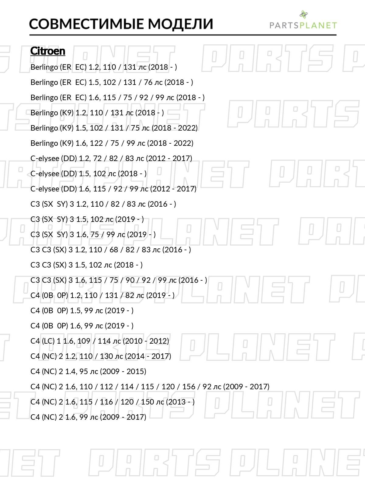 Клипса крепежная, комплект из 10 шт для Опель Корса E 2014-2021, F 2019-2021, Рено Дастер 2021-, Логан 2 2017-2020, Меган 3 2008-2015 OEM 9345ZN арт JKC0256