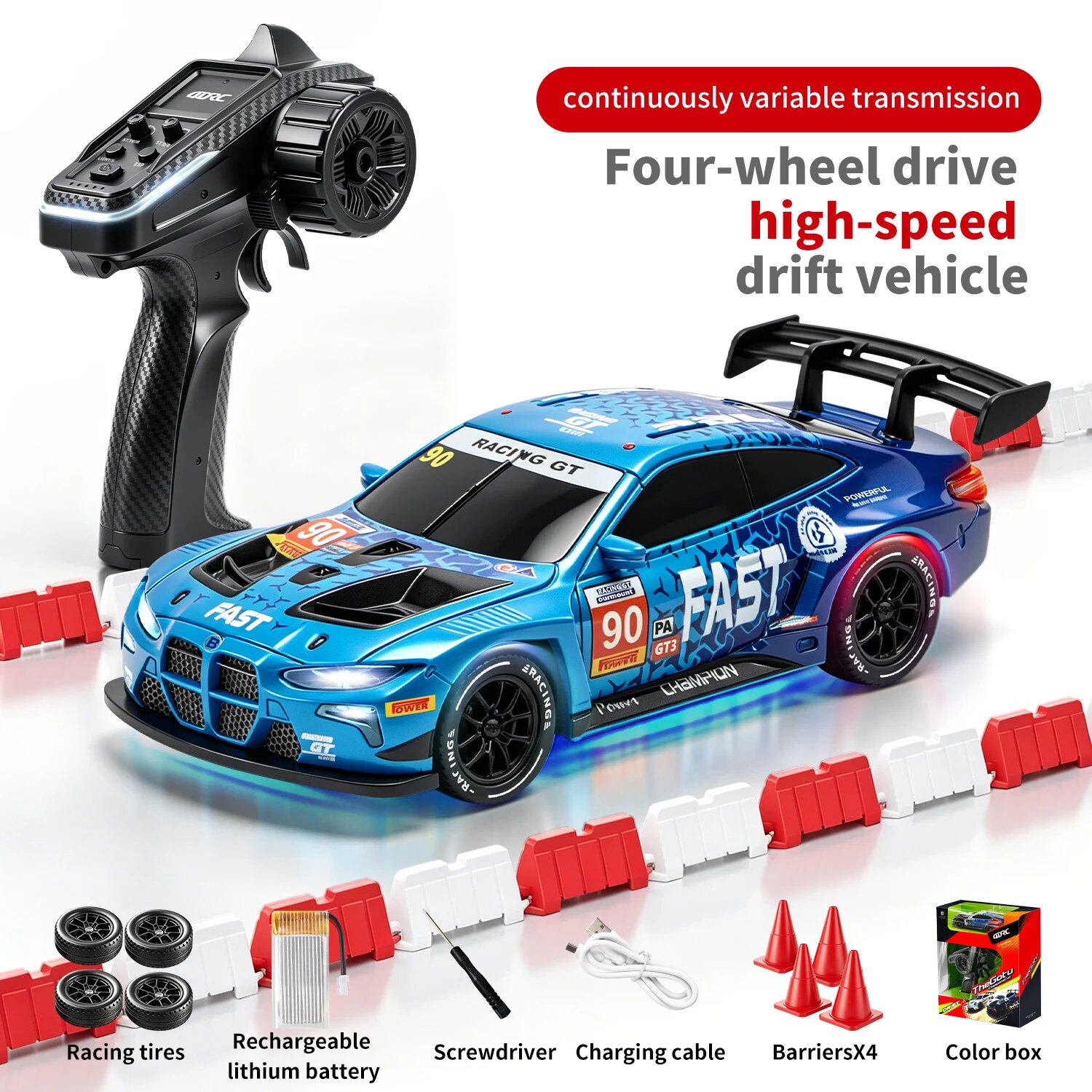 Радиоуправляемая машина 4DRC 1/43 4WD H6-3 Half ratio B