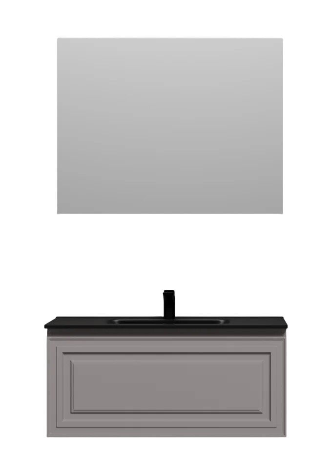 Мебель для ванной комнаты Sancos Very 90 doha soft, раковина CN7002MB