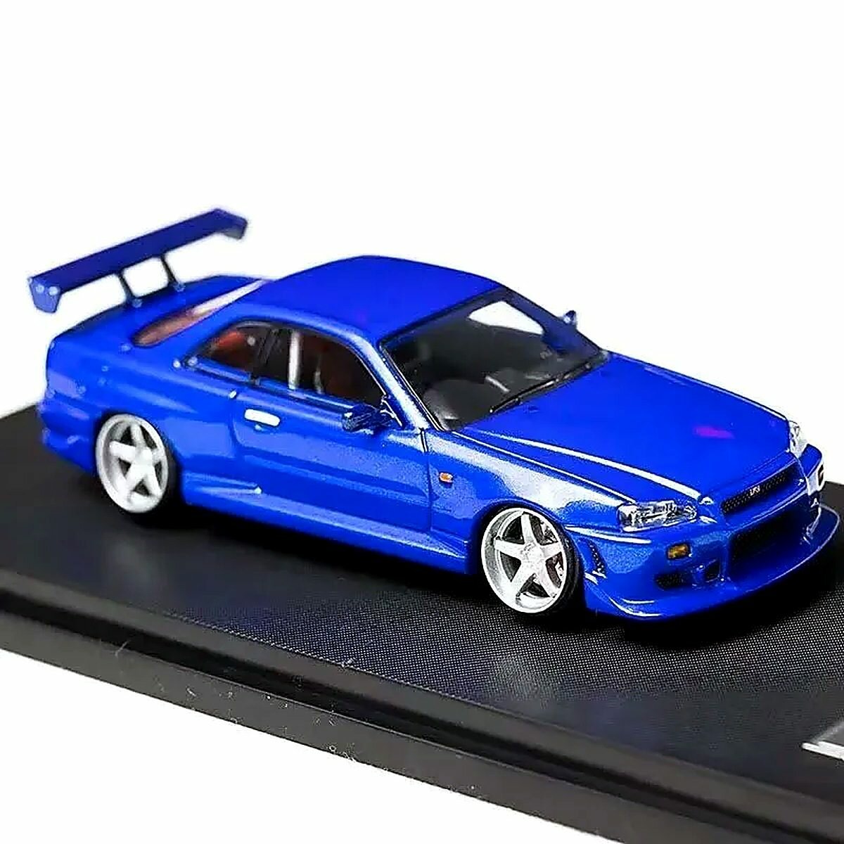 Модель автомобиля FH 1/64 Nissan Skyline GT-R R34C Форсаж Пол Уокер, литая модель