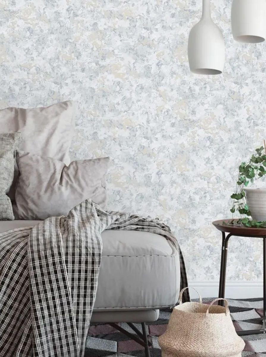 60573-05 Erismann Veneziana 1,06х10 м горячего тиснения рельефные с блеском фактура штукатурки