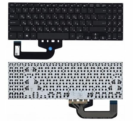 Клавиатура для ноутбука Asus X507, X507MA, X507U, X507UA, X507UB черная, без рамки