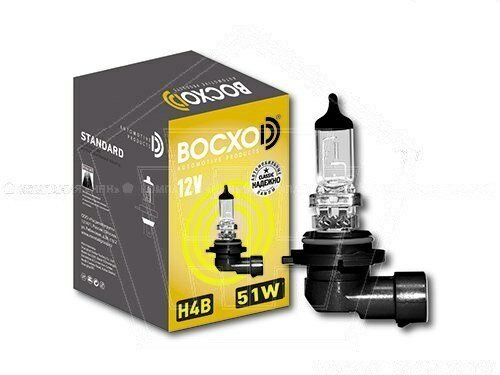 Лампа галогеновая hb4 12v 51w восхоd p22d (80904)