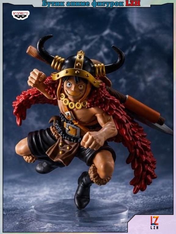 Аниме Фигурка Bandai Banpresto Ichiban Kuji A Луффи(Monkey D. Luffy) в Elbaf Arc из "One Piece" 13см (LZH)