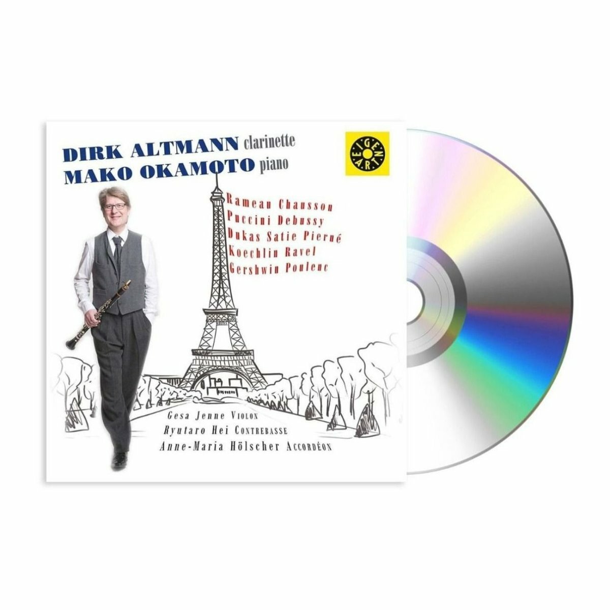 Музыка CD Dirk Altmann & Mako Okamoto - Works By Rameau, Chausson, Puccini, Debussy.