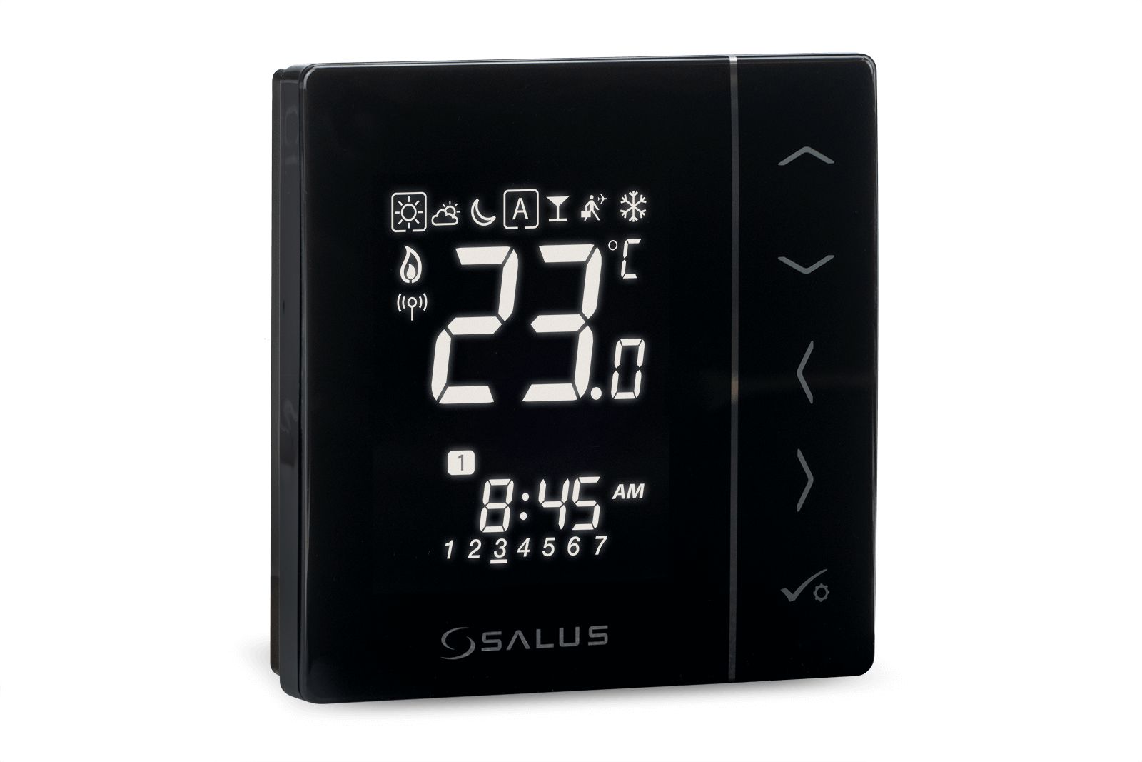 Salus VS10BRF Черный Термостат беспроводной, программируемый Zigbee для серии IT 600Rf