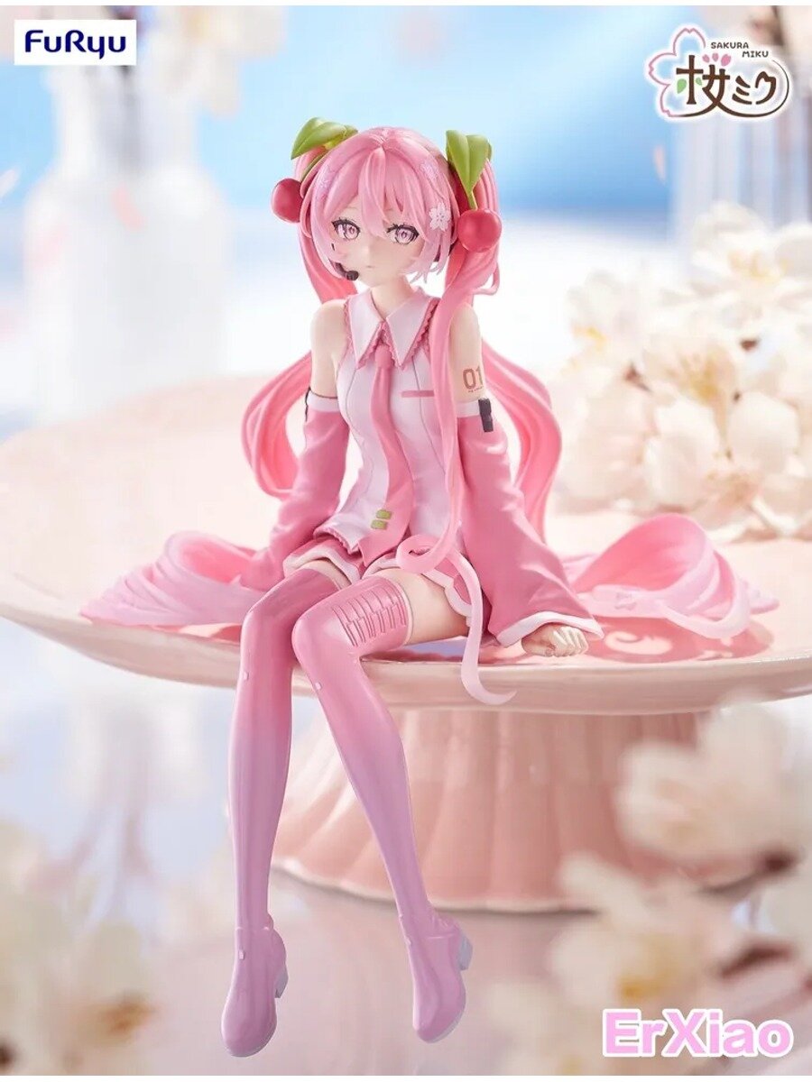 Фигурка FuRyu Noodle Stopper Figure , Хацунэ Мику / Hatsune Miku , Sakura Miku 2026 140mm