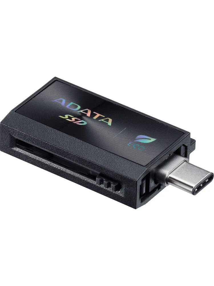 Внешний SSD ADATA SC730, 512 Gb, USB 3.2 Gen 2 Type-A/Type-C, R/W 600/600, черный