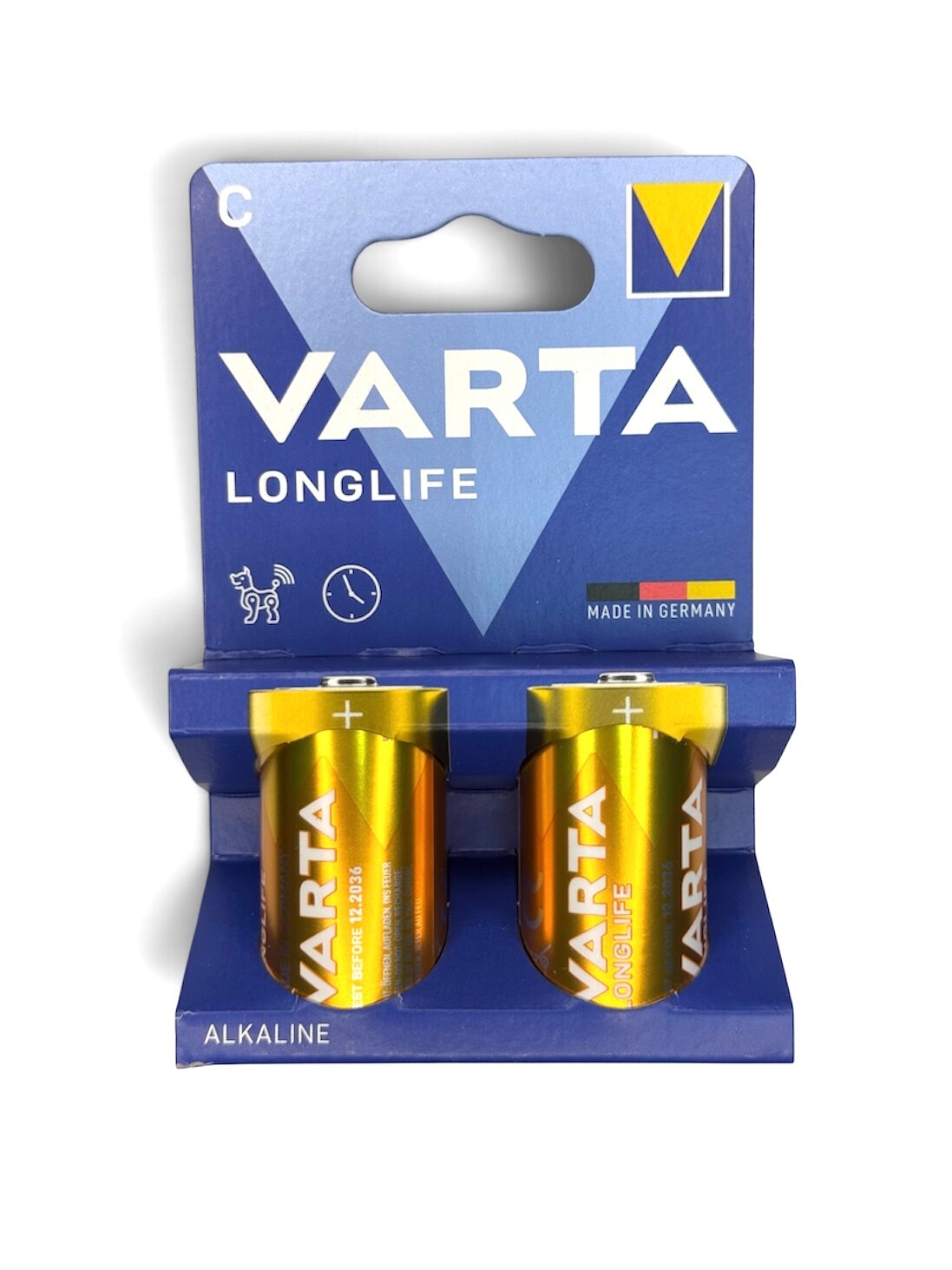 Батарейка VARTA Longlife LR14/C BL2, (2 штуки в одном блистере BL2)