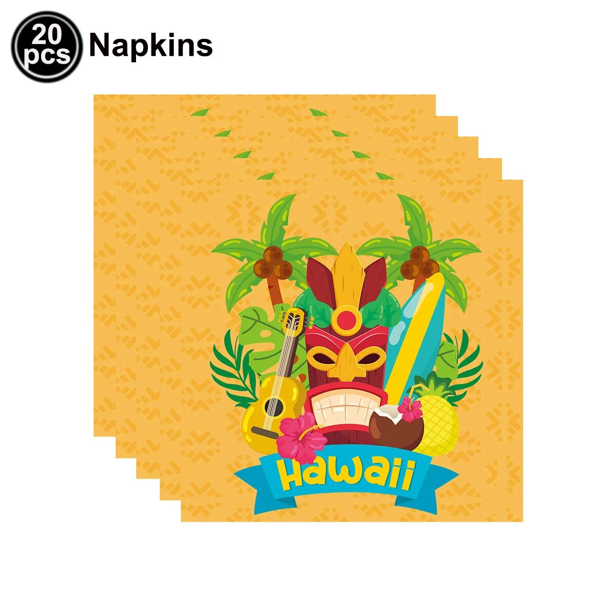 Гавайские сувениры для вечеринки PartiesTour napkin