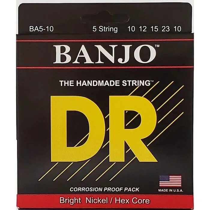 DR String BA5-10 Струны для 5 ти струнного банджо