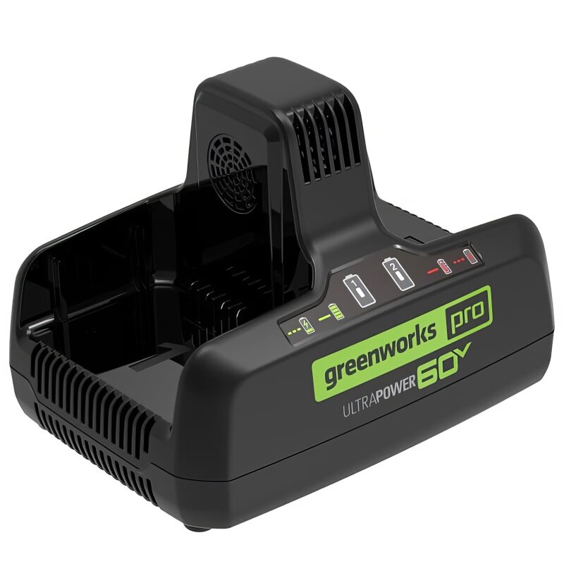 Зарядное устройство GREENWORKS G60DC10 60v для 2-х аккумуляторов (10 А)
