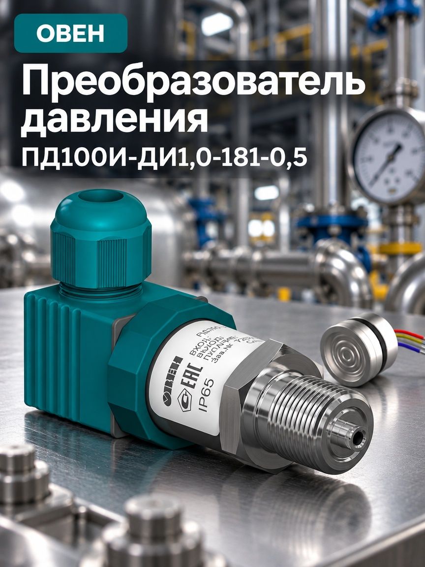 Преобразователь давления овен ПД100И-ДИ1,0-181-0,5