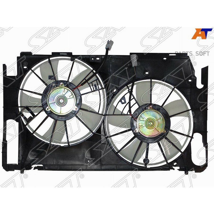 Диффузор радиатора Toyota RAV4 (XA30, XA40) 05-19 / Vanguard 07-13 от официального дистрибьютора, SAT, артикул STTYY32010