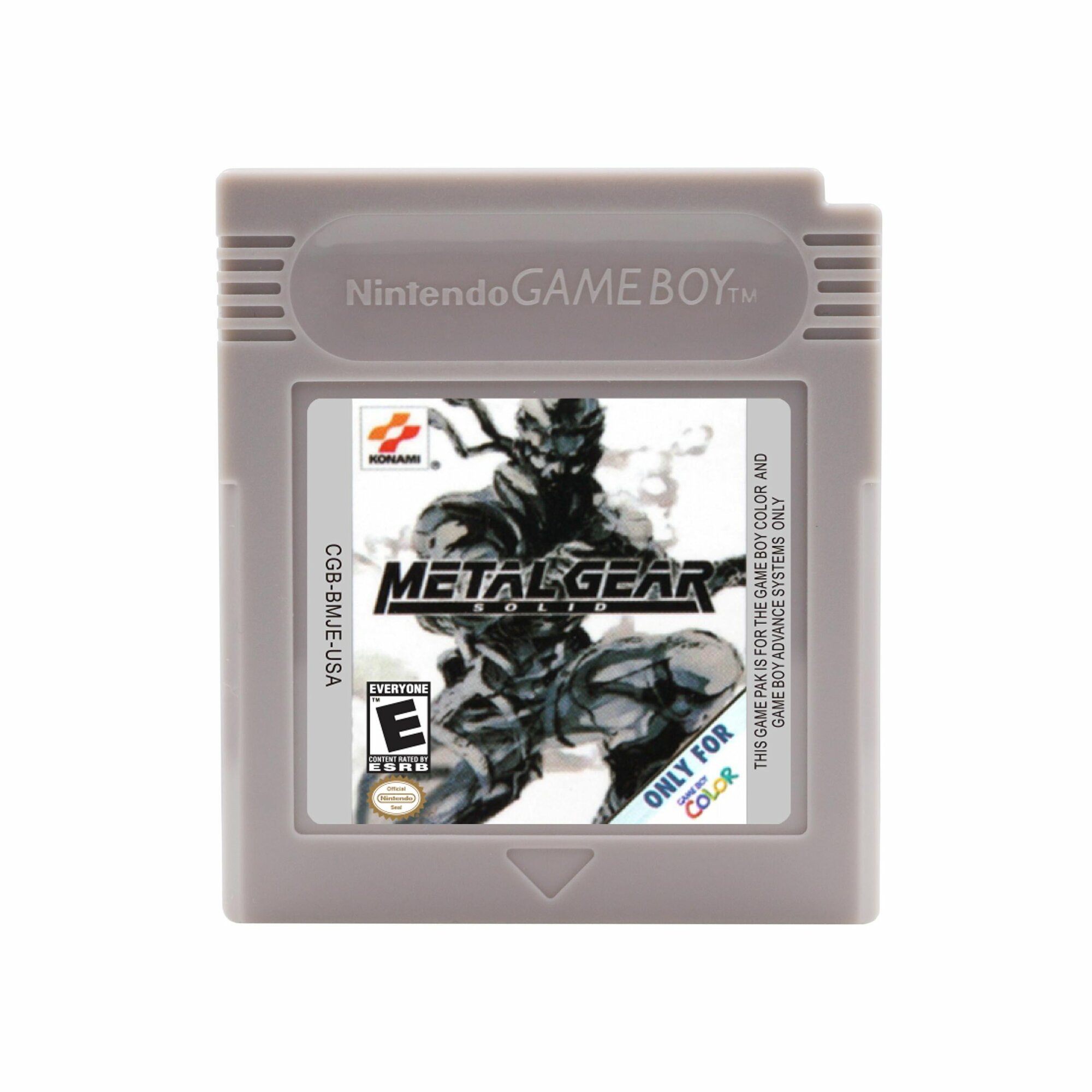 Metal Gear Solid - Игровой картридж для Nintendo Game Boy Color, Game Boy Advance, Game Boy Advance SP