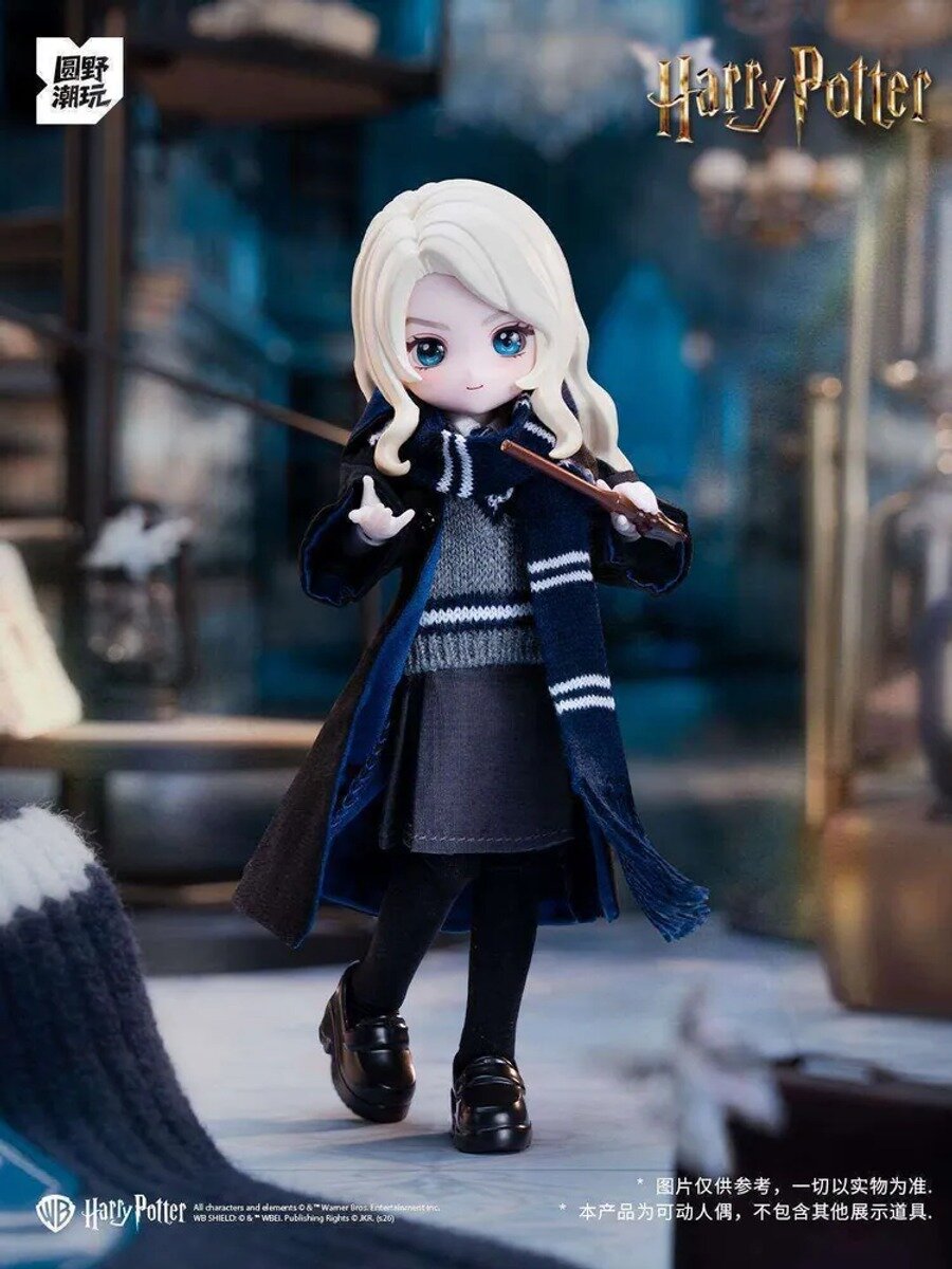 Коллекционная кукла Полумна Лавгуд с аксессуарами, 22 см, BJD