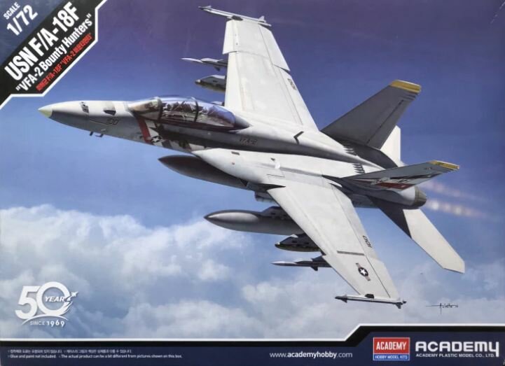 Сборная модель "Авиация F/A-18F "VFA-2 Bounty Hunters" (1:72), артикул 12567