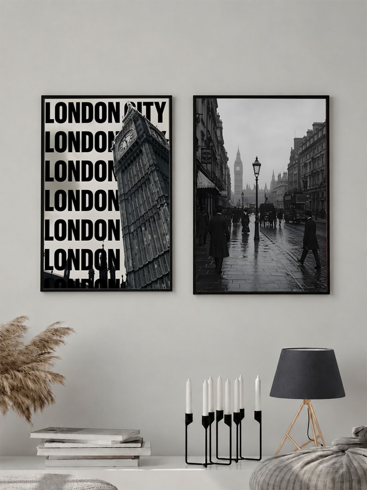 Набор Постеров / Плакатов Лондон (London) 2 Листа А3