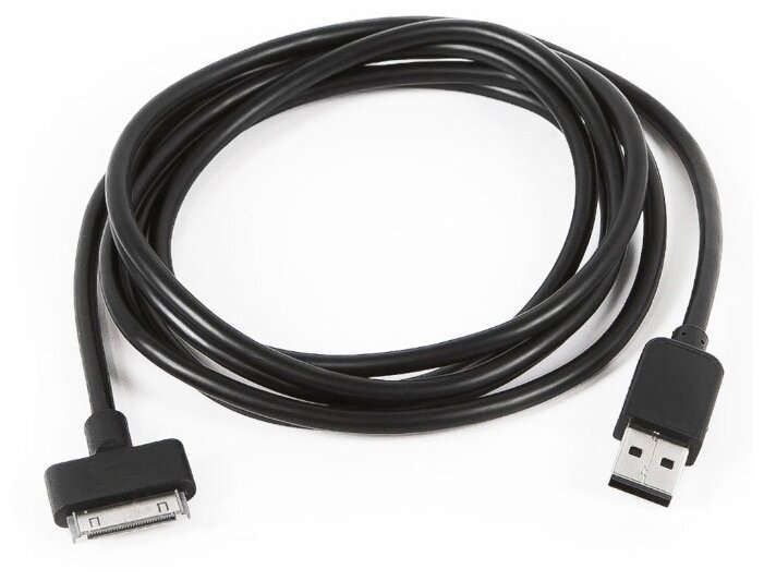 Дата-кабель USB с разъемом 30-pin для Apple 1м , CC-USB-AP1MB AM/Apple черный