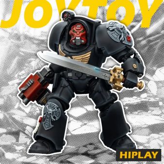HIPLAY JOYTOY Warhammer 40000 Чёрные Храмовники Terminator 1 with Power Sword and Storm Bolter 1/18 Фигурка