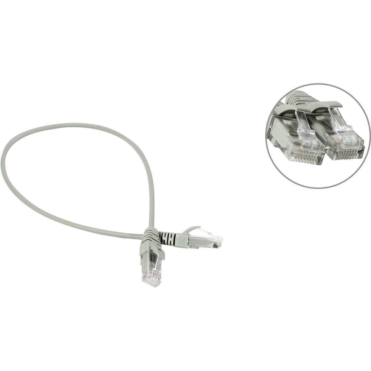Rexant 02-0390-05 Patch Cord FTP кат.6A LSZH, 0.5м, серый