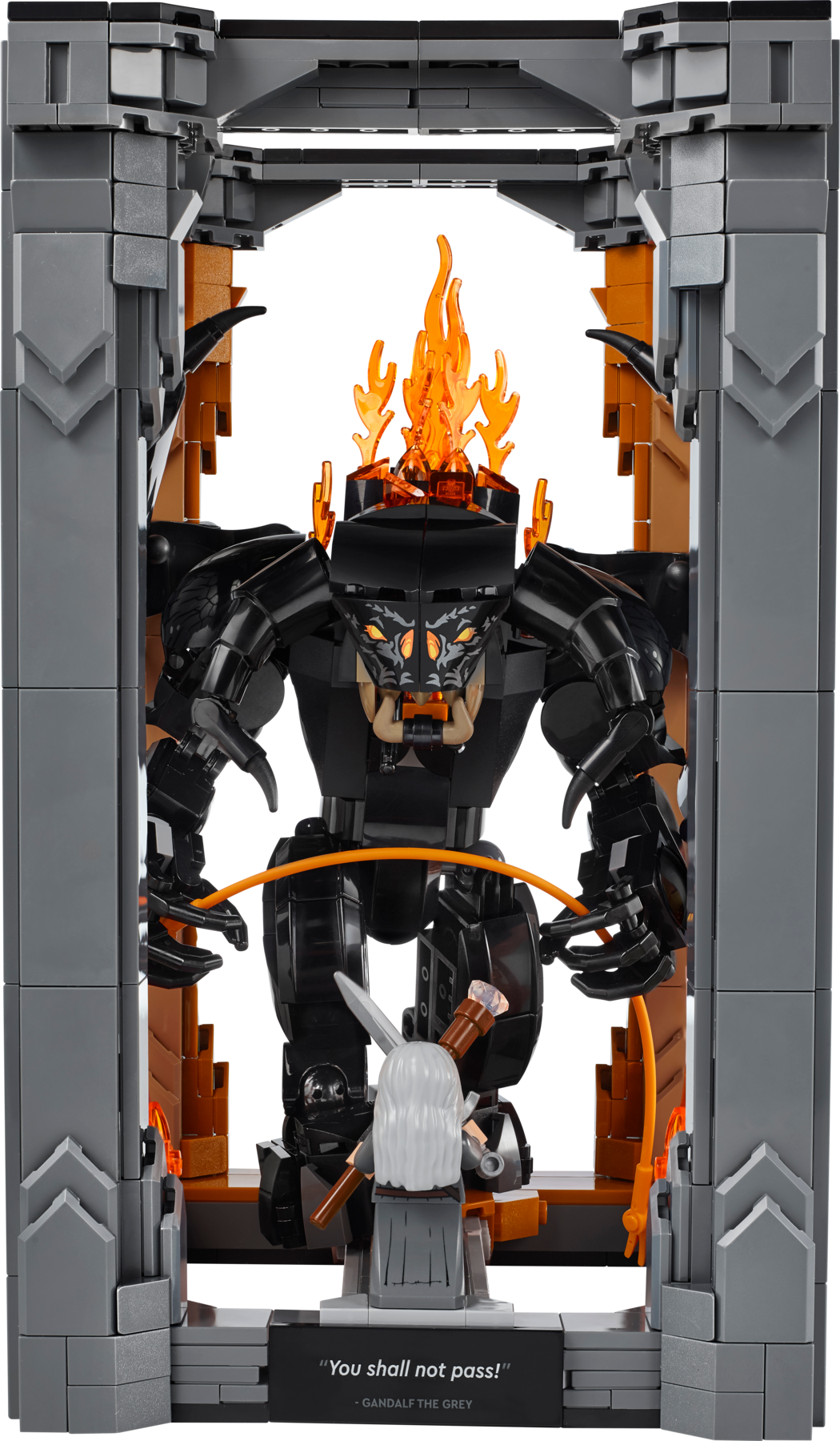 Конструктор LEGO Icons 10367 Книжная диорама «Балрог», 1201 деталей