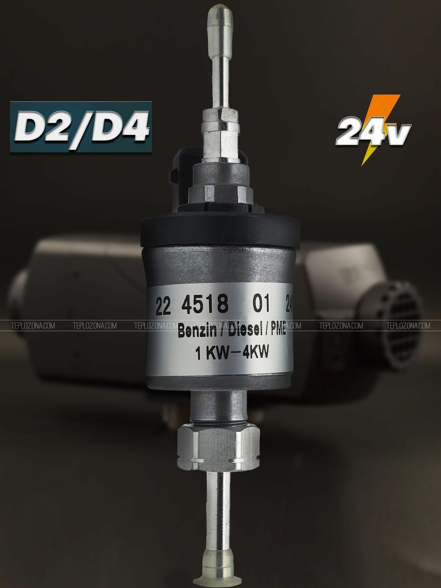 Топливный насос Eberspacher 1-4kw 24v 22ml D2 D4 D4S (Ебершпехер д2, д4) 24в 1,4 кв (22ml мл)