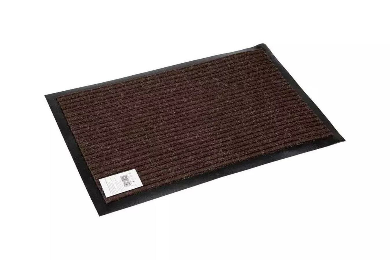 Коврик влаговпитывающий 40х60см Стандарт Floor Mat коричневый