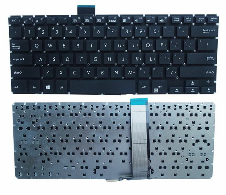 Клавиатура для ноутбука Asus Pro 450, 450C, 451L, PU450C, PU451 черная, без рамки