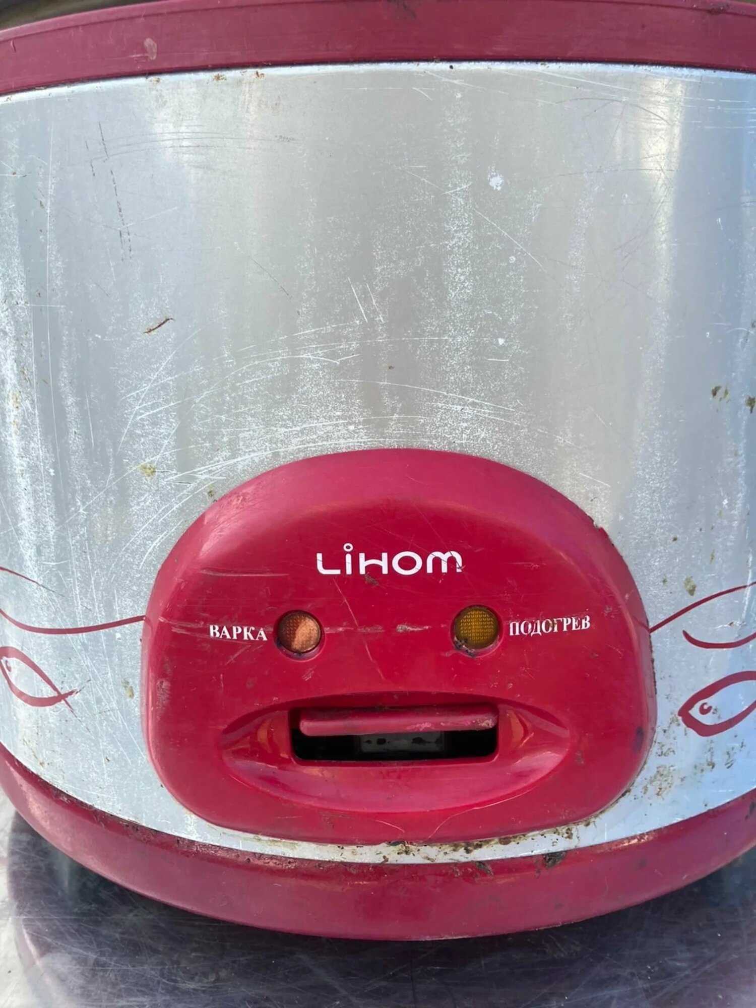 Рисоварка Lihom Li Ma 231, 4,2л, 1440Вт, антипригарное покрытие, красный