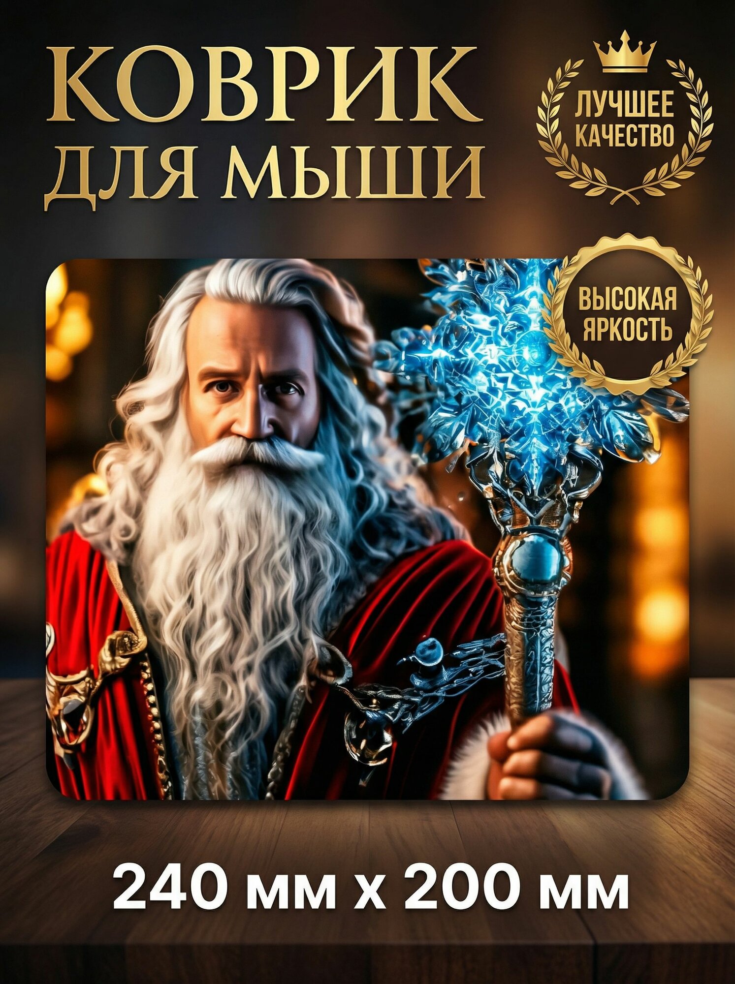 Коврик для мыши Дед мороз