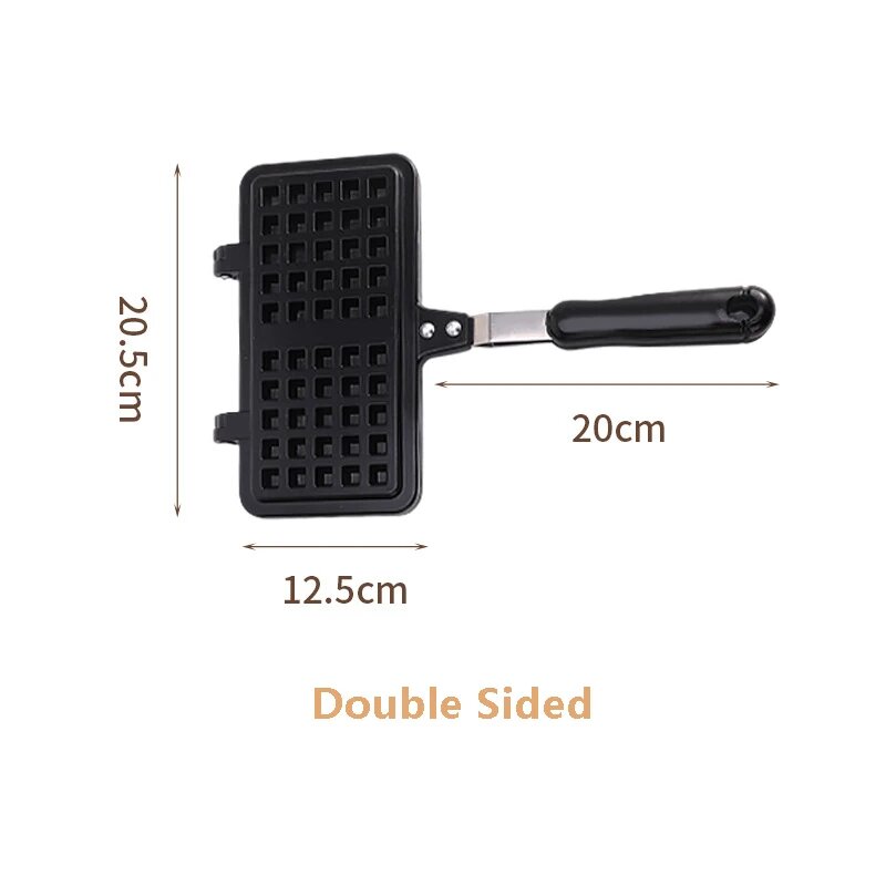 Антипригарная вафельница для газовой плиты Double Sided
