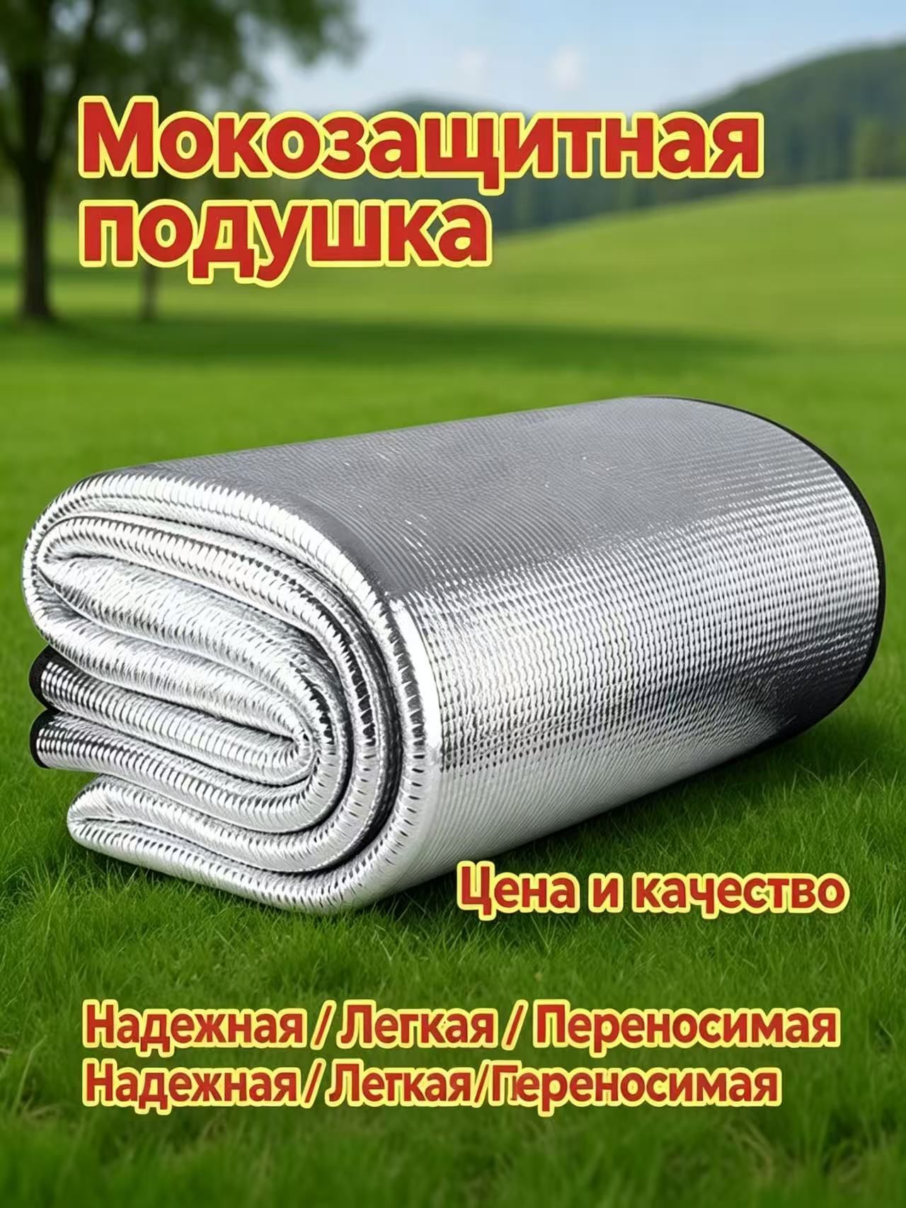 Коврик для палатки фольгированный 50х50 см Выбранные продукты